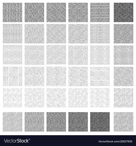 Seamless Pattern Of Rough Hatching Grunge Texture Vector Image