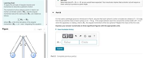 solved learning goal part a to apply the principle of