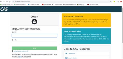 Springboot 基于 Cas 实现单点登录登出 D0usr 博客园