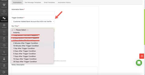 Automation Trigger Conditions Lawnpro Software Help