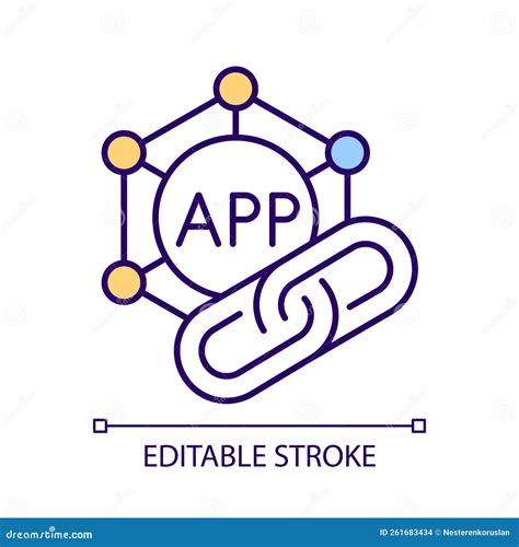 Software Compatibility Rgb Color Icon Stock Vector Illustration Of