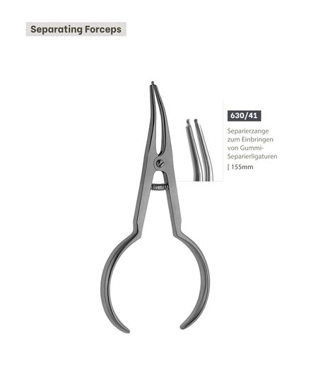 Separating Forceps Minimax Implant