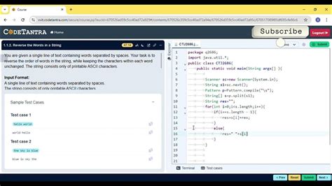 Reverse The Words In A String Problem Solution In Java Coding Techknowledgey Youtube