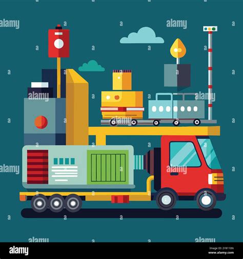 Loading Automation System Stock Vector Images Alamy