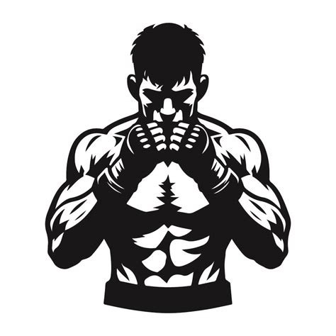 Free Mixed Martial Arts Sports Mma Svg Black And White Svg Vector