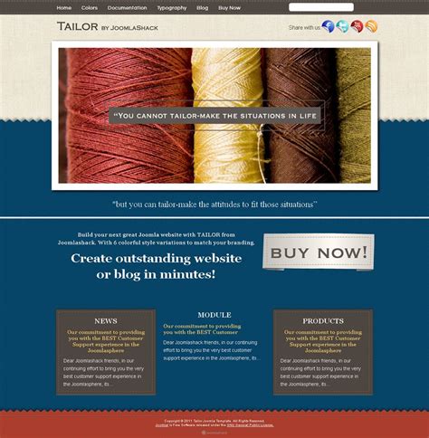 Tailor Premium Joomla Business Template From JoomlaShack