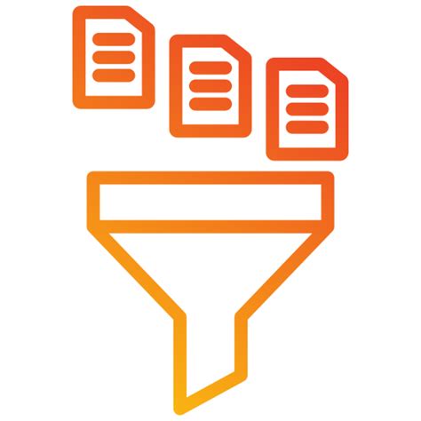 Data Filtering Free Computer Icons