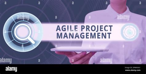 Text Showing Inspiration Agile Project Management Business Idea Management Methodology From