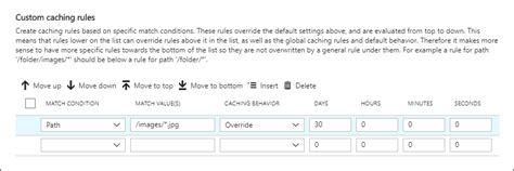チュートリアル Azure Content Delivery Network のキャッシュ規則を設定する Microsoft Learn