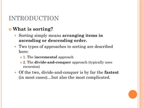 Ppt Sorting Routines Powerpoint Presentation Free Download Id5293661