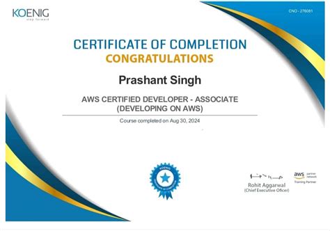 Prashant Veer Singh☁⚡ On Linkedin Course Aws