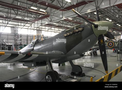 The Battle Of Britain Memorial Flight Hanger At Raf Coningsby Houses Iconic Aircraft Such As The