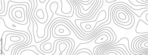 Abstract Background With Vector Illustration Of Topographic Line