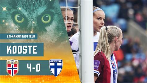 Helmarit Highlights Norjasuomi 40 Uefa Euro 2025 Karsinnat 54