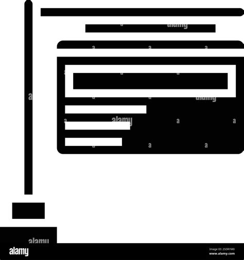 Signboard Vector Icon Design Illustration Stock Vector Image And Art Alamy