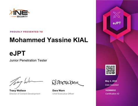 Mohammed Yassine Kial On Linkedin Ejpt Cybersecurity Pentesting