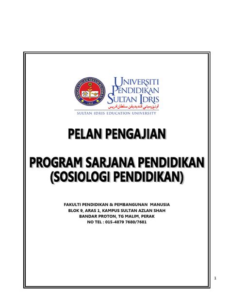 2 Pelan Pengajian Sosiologi 2020 Dari Dr Waliza My Eyes Pdf