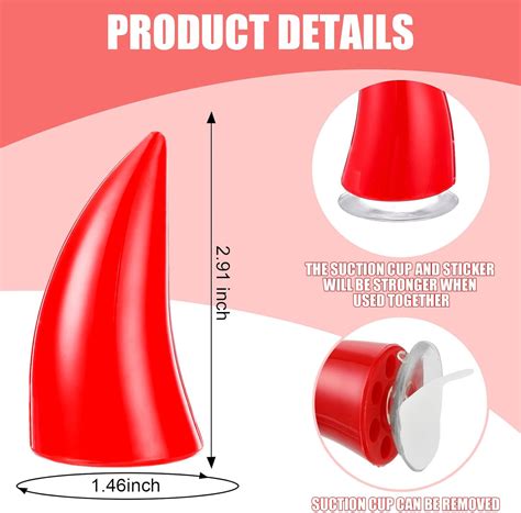 Buy 8 Pcs Car Roof Decoration 3d Bumper Hood Stickers Car Devil Horns