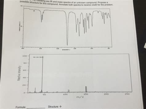 Solved Possible Structure For This Compound Annotate Both