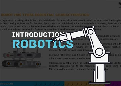 Basics Of Robotics