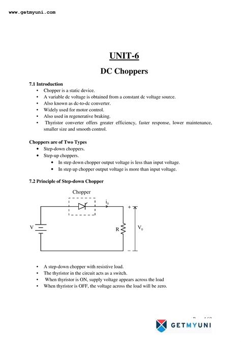 Electrical Engineeringengineeringpower Electronicsdc Choppersnotes