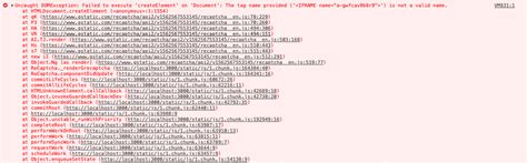 Uncaught Domexception Failed To Execute Createelement On Ie11