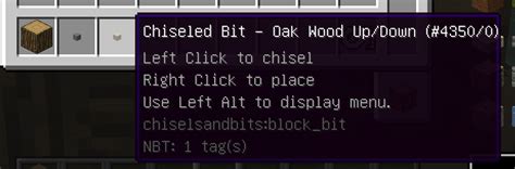 Question How Do You Place Chisel Log Bits Sideways Rather Than Up And Down · Issue 489
