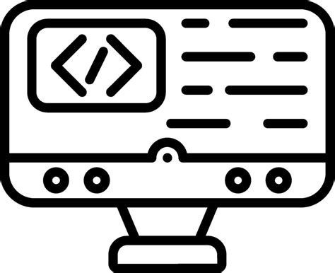 Coding Line Icon 48944090 Vector Art At Vecteezy