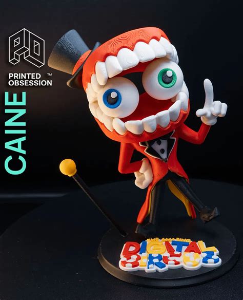Caine Tadc Fan Art Multi Color Free 3d Print Model Makerworld