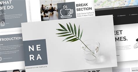 Nera Шаблон Powerpoint Шаблоны презентаций Включая чистый и просто Envato Elements