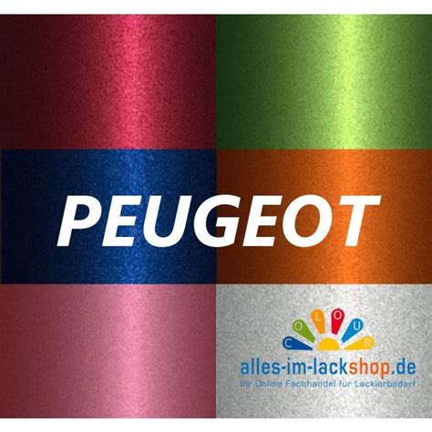 Peugeot Farbton Nach Farbcode Metallic Basislack Autolack Spraydose 400 Ml
