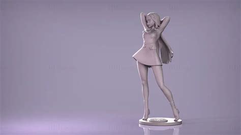 Darling In The Franxx Zero Two Lingerie And Uniform 3d Print Model Stl Files