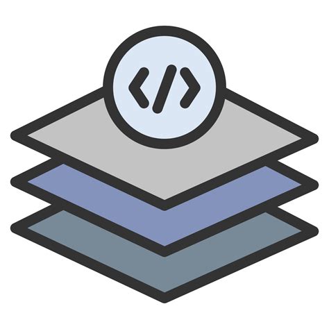 Software Icon Line Color Vector Illustration 11961884 Vector Art At