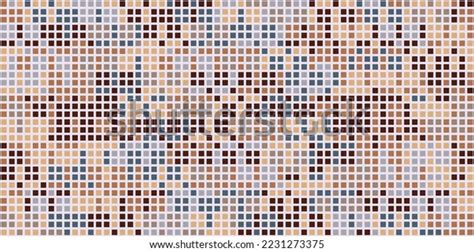 Coffee Tile Grid Simple Squares Vector Stock Vector Royalty Free