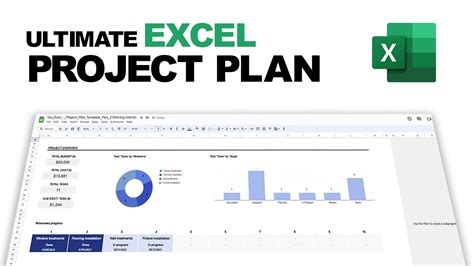 How To Create A Project Plan In Microsoft Excel Youtube