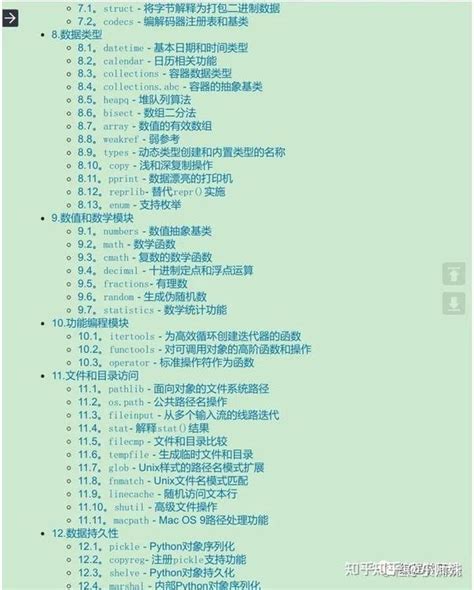 Python官方发布的《python标准库参考》，只要你想学习就必须要读 知乎