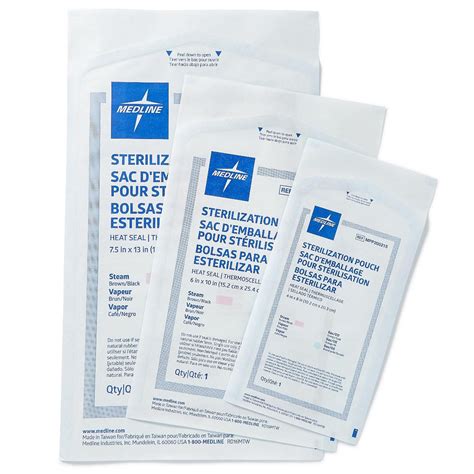 Steam And Gas Instrument Sterilization Pouches
