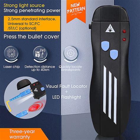 Handheld 1 50mw Fiber Optic Tester Portable Pen Type Red Light Visual Fault Locator Clamp Fiber