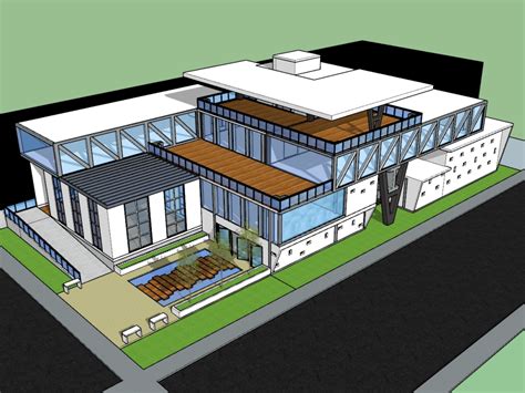 Art Gallery With Stereotomic And Tectonic Architecture 3 88 Mb Bibliocad