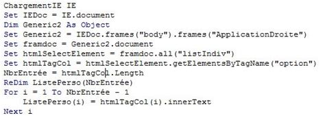 manipulation d internet explorer via vba macros et vba excel