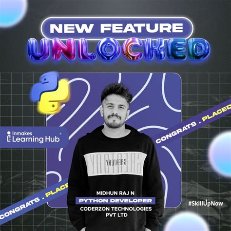 Inmakes Learning Hub On Linkedin Placement2024 Placements Python