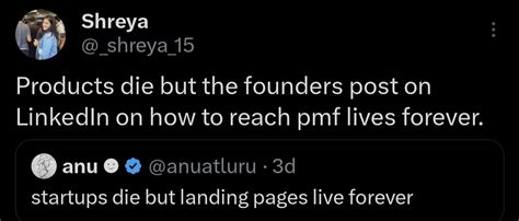 shreya jha on linkedin thought of sharing this here cause why not😅