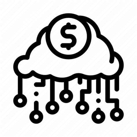 Cash Cloud Data Scientist Server Web Worker Icon Download On