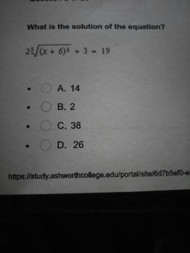 Solved What Is A Simpler Form Of The Radical Expression