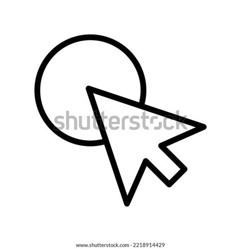 Mouse Cursor Click Effect Icon Black Stock Vector Royalty Free 2218914429 Shutterstock