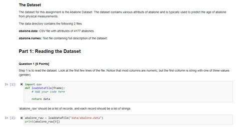 Solved The Dataset The Dataset For This Assignment Is The