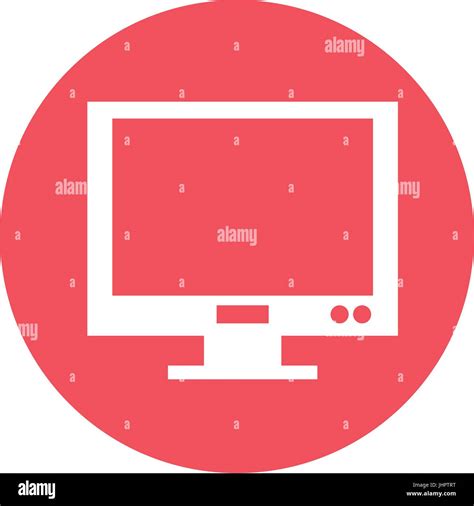 Computer Screen Symbol Stock Vector Image And Art Alamy