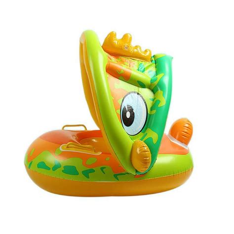 수영장 플로트 아기 플로트 태양 캐노피 팽창식 어린이 수영 플로트 물 장난감 지원 만화 플로트 수영 수상 스포츠