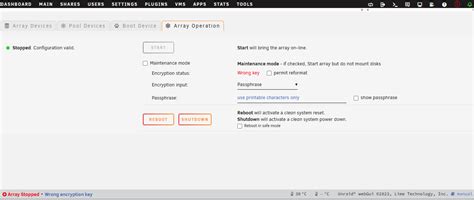 Forget Encryption Key To Boot Array General Support Unraid