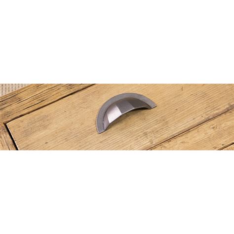 Natural Smooth Shell Drawer Pull British Made From Period Home Style